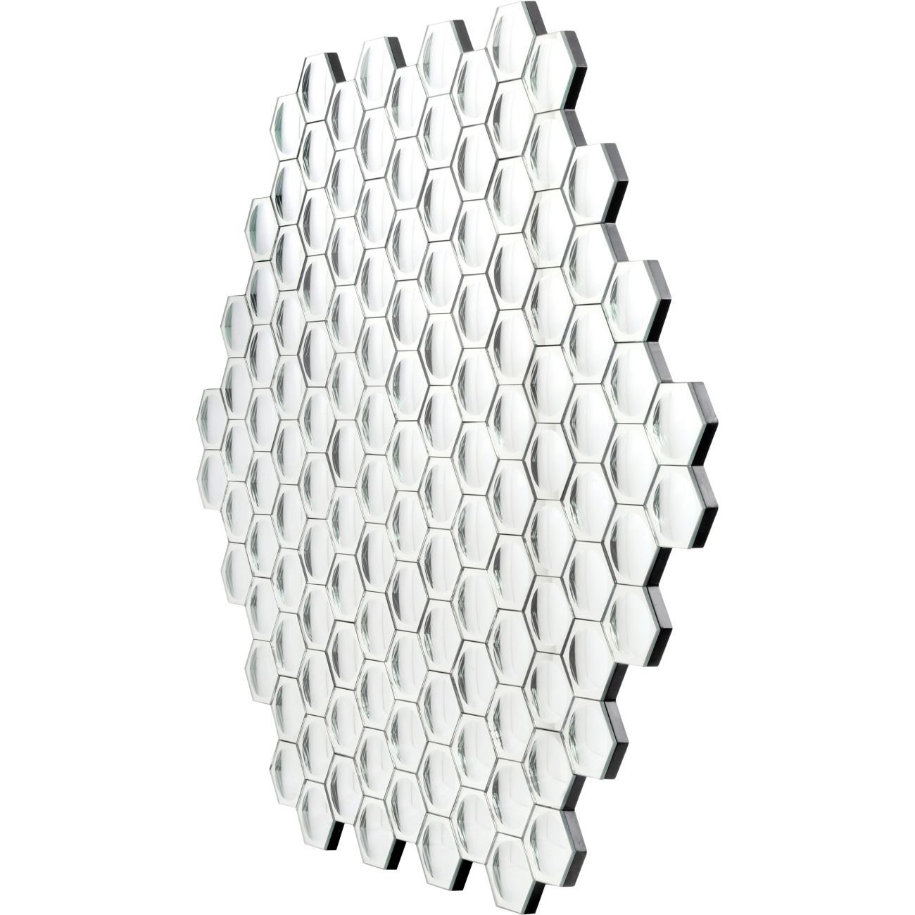Hexagonal ‘Honeycomb’ Wall Mirror. – Barnes & Fadden